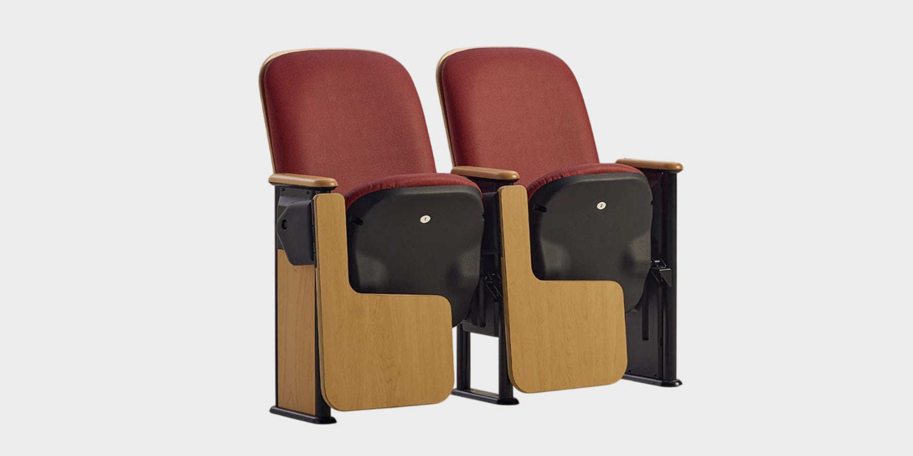 Auditorium Seating with tablet – WORKLYFFE